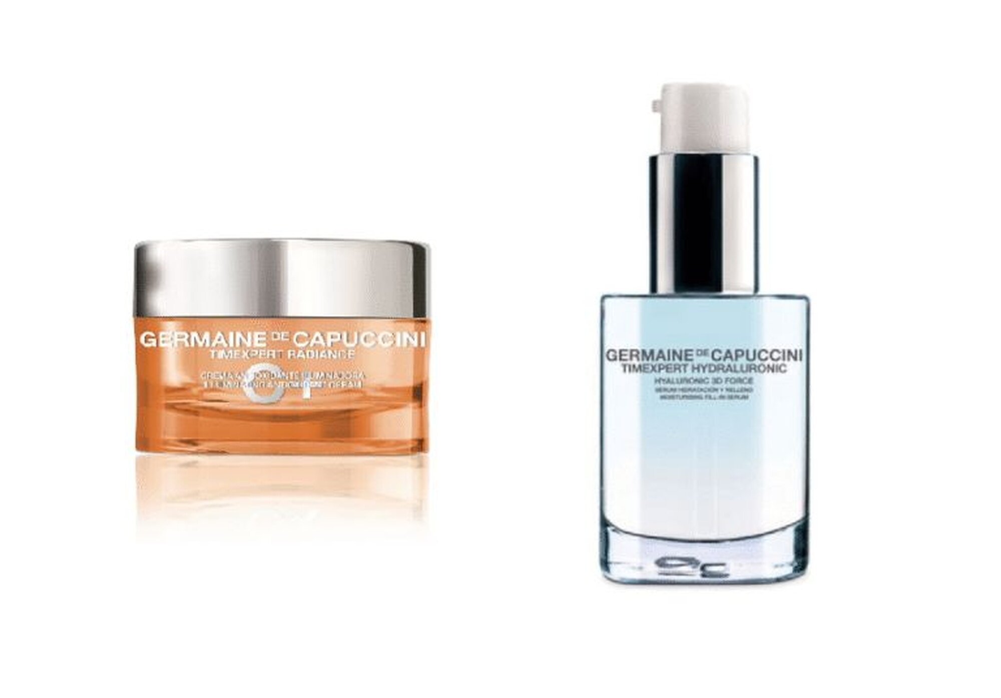 Набор GERMAINE DE CAPUCCINI Timexpert Hydraluronic, сыворотка и крем, для лица, 30мл+50мл