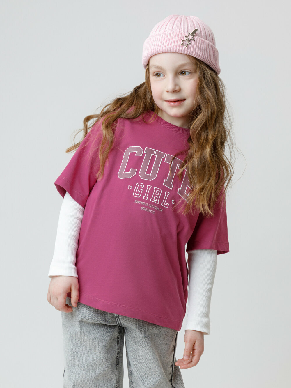 Футболка КР 302877/сливовый 1818 к645