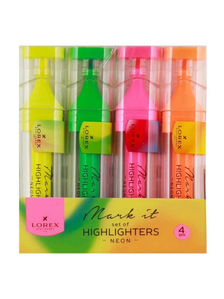 Набор перманентных маркеров 4 шт 1-5 мм