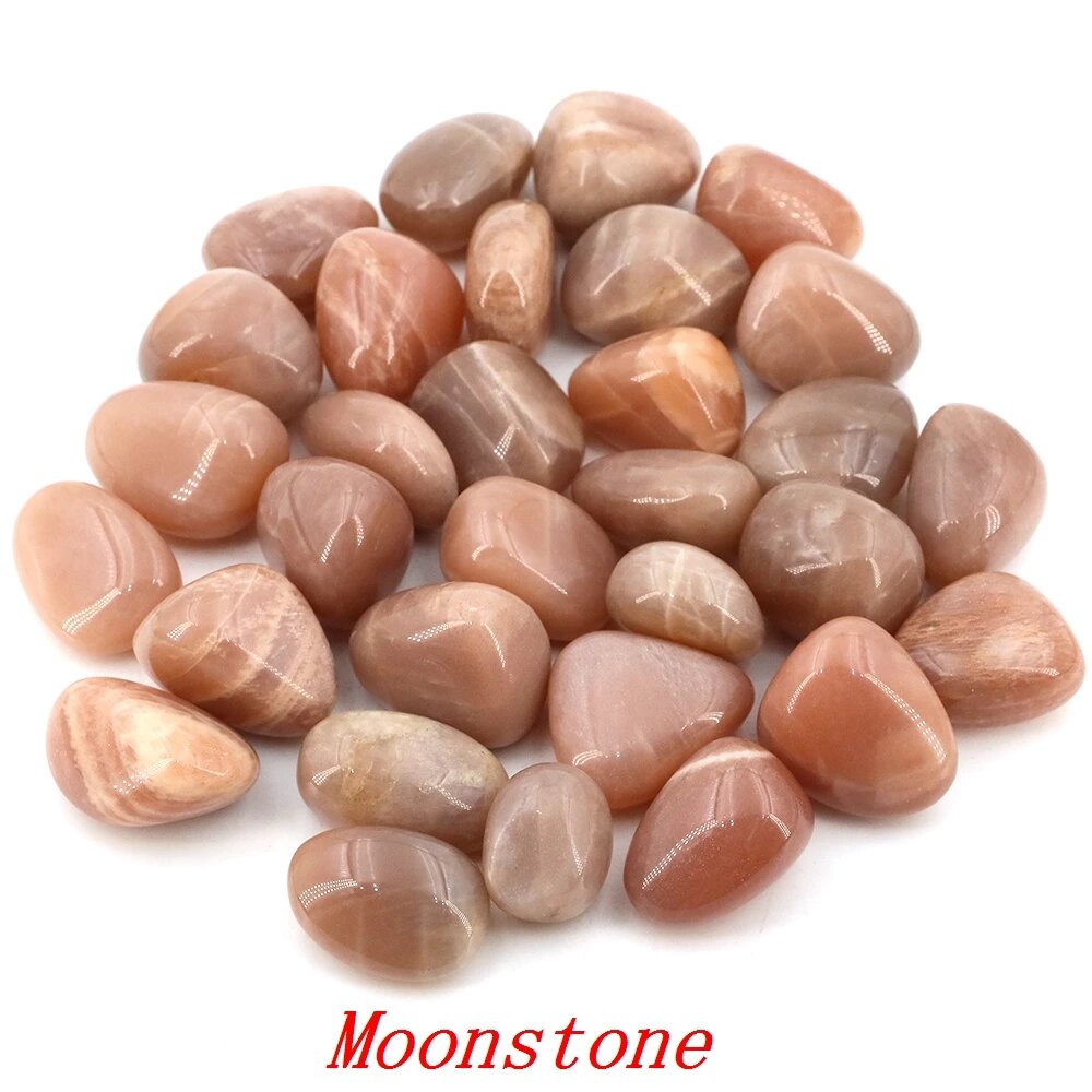 Лунный камень персик, натуральный, для дома 500g, Moonstone