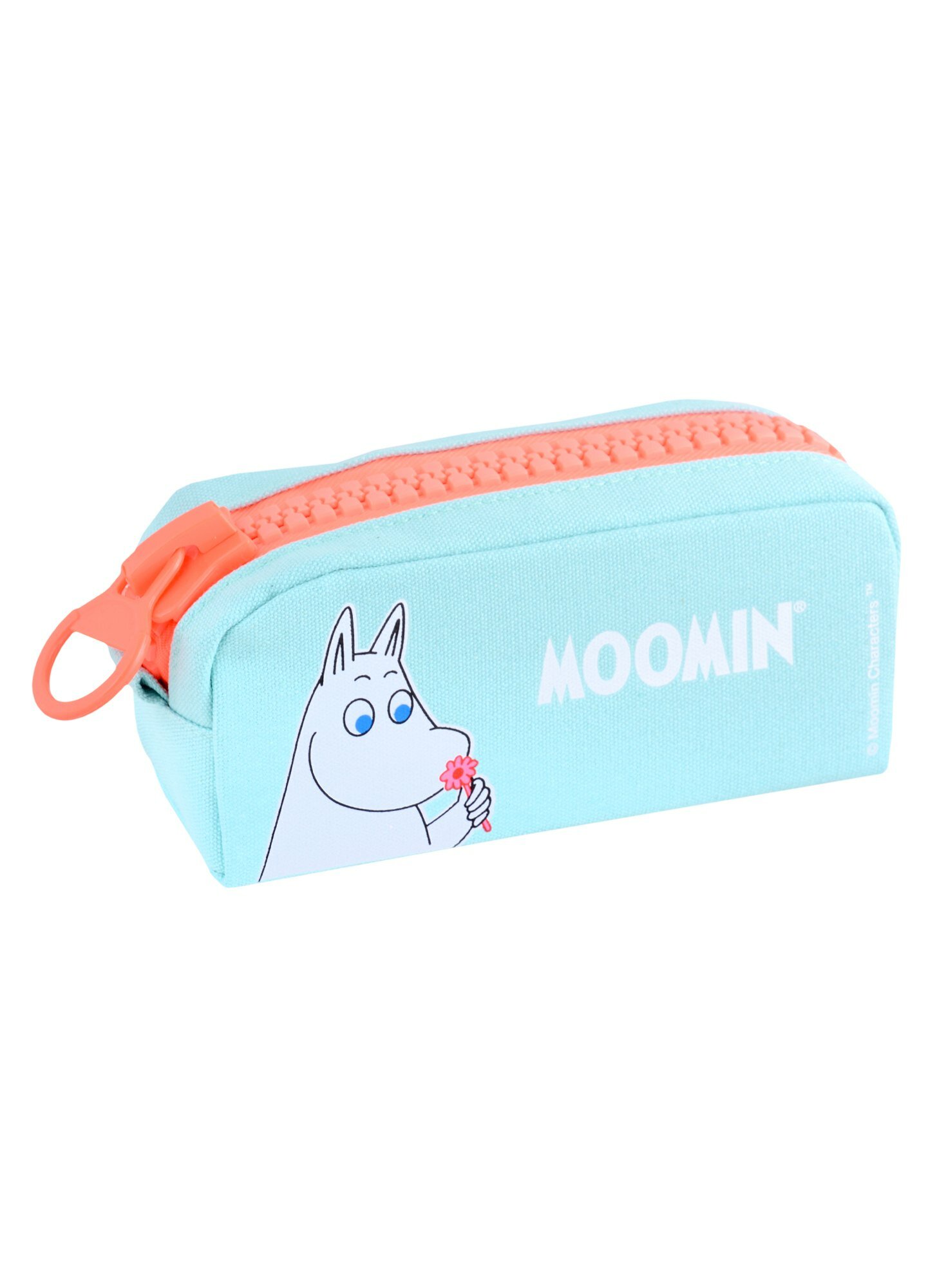 Пенал с большой молнией "Moomin. Муми-тролль с цветочком"