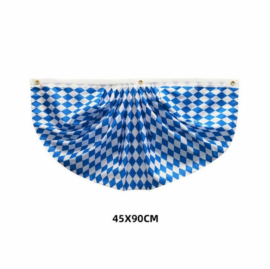 Декор веерный полукруглый фестиваль Октоберфест 90смх45