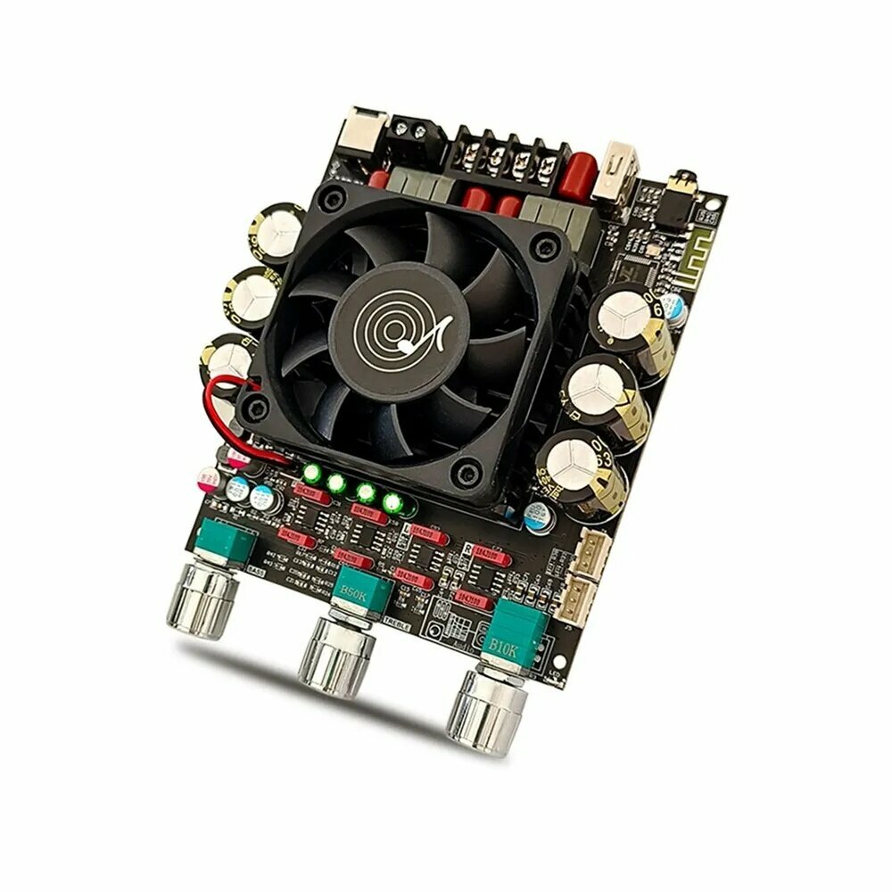 O099F ZK-3002T Плата цифрового усилителя мощности Bluetooth 300WX2 2.0-канальный стереофонический предусилитель Hi-Fi TPA3225 Сабвуфер-A