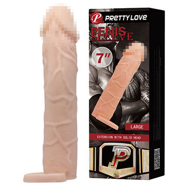 Baile Pretty Love Penis Sleeve Large Удлиняющая на 5 см насадка на пенис