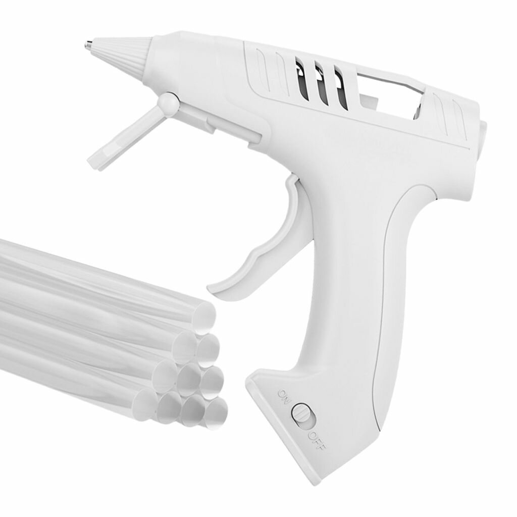 USB перезаряжаемый беспроводной термоплавкий клеевой пистолет-белый