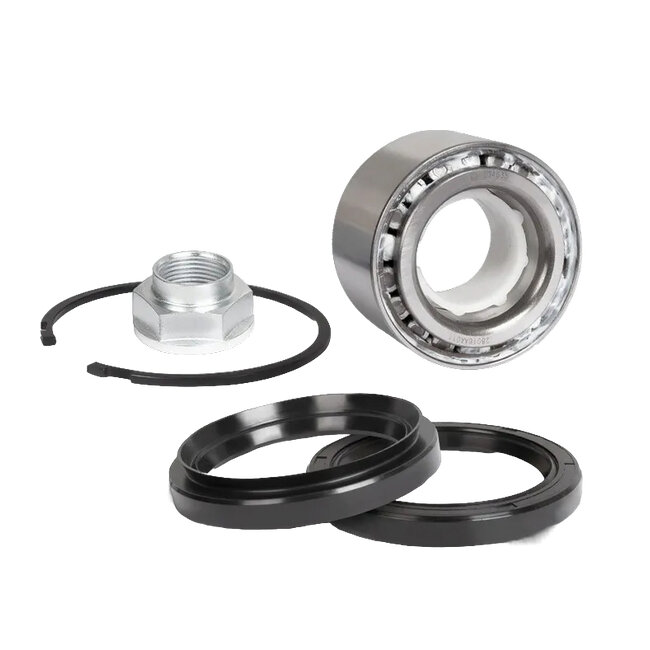 Подшипник передней ступицы (комплект) для Subaru Forester (Субару Форестер) 1997-2008), Impreza (Импреза) 1992-2007, Legacy с 1994 по 2004 год (KRAFT)