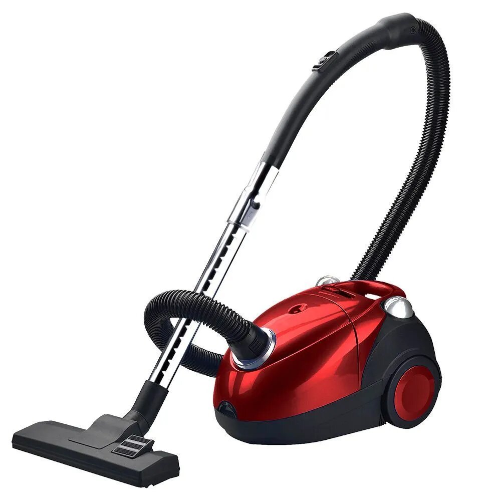 Высококачественный пылесос для дома, CLEAN HOUSE с мощным всасыванием красный.