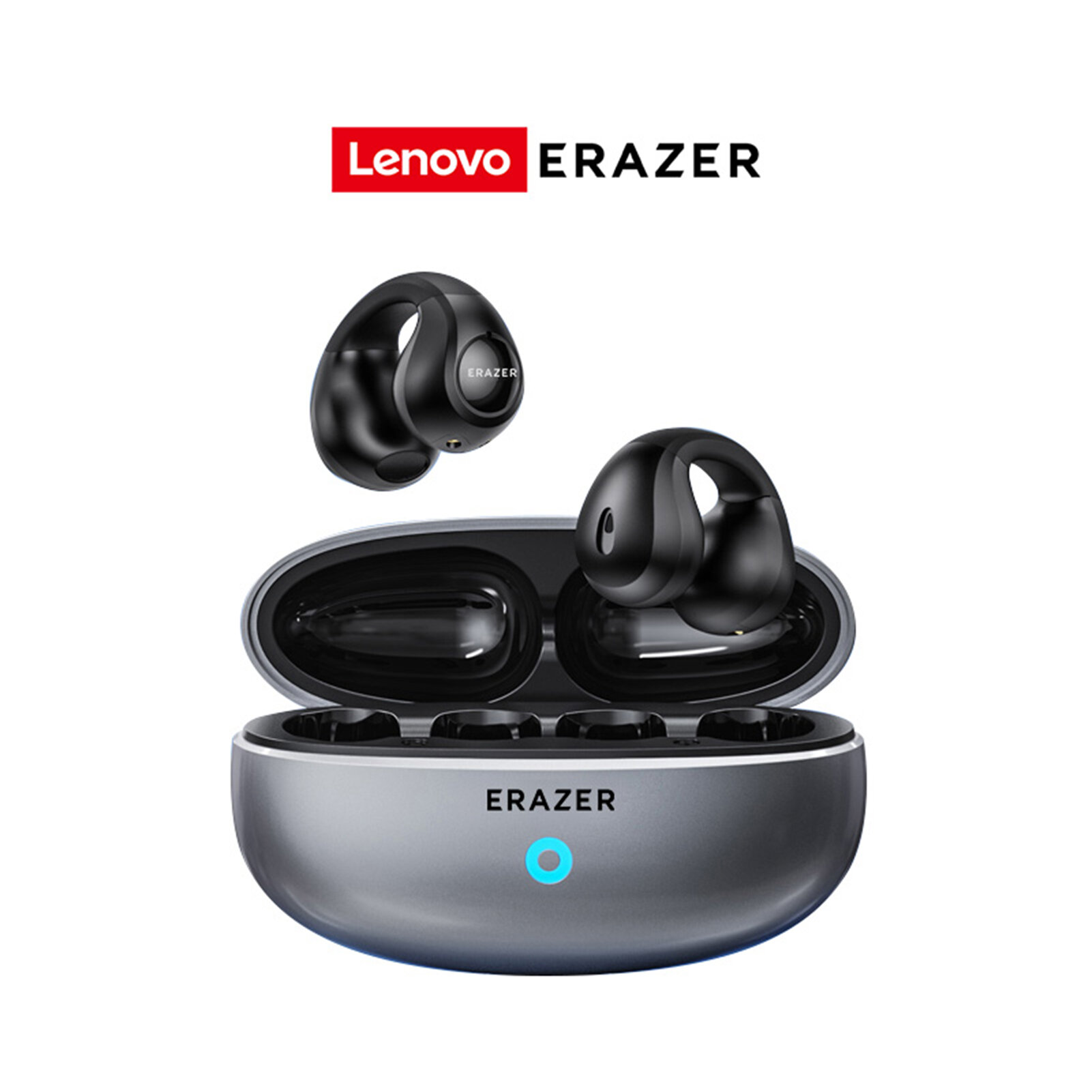 Наушники-клипсы ERAZER XT83PRO, беспроводные наушники BT 5.4, встроенный микрофон, 13-миллиметровый драйвер, спортивные наушники с шумоподавлением