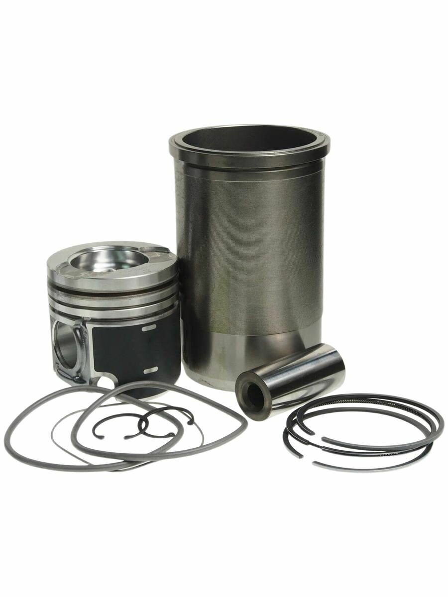 Гильза с ориг. поршнем, пальцем, порш-ми и упорными кольцами (10 гр) Евро-2,3 (эконом) / ПАО КамАЗ, количество 1 шт.