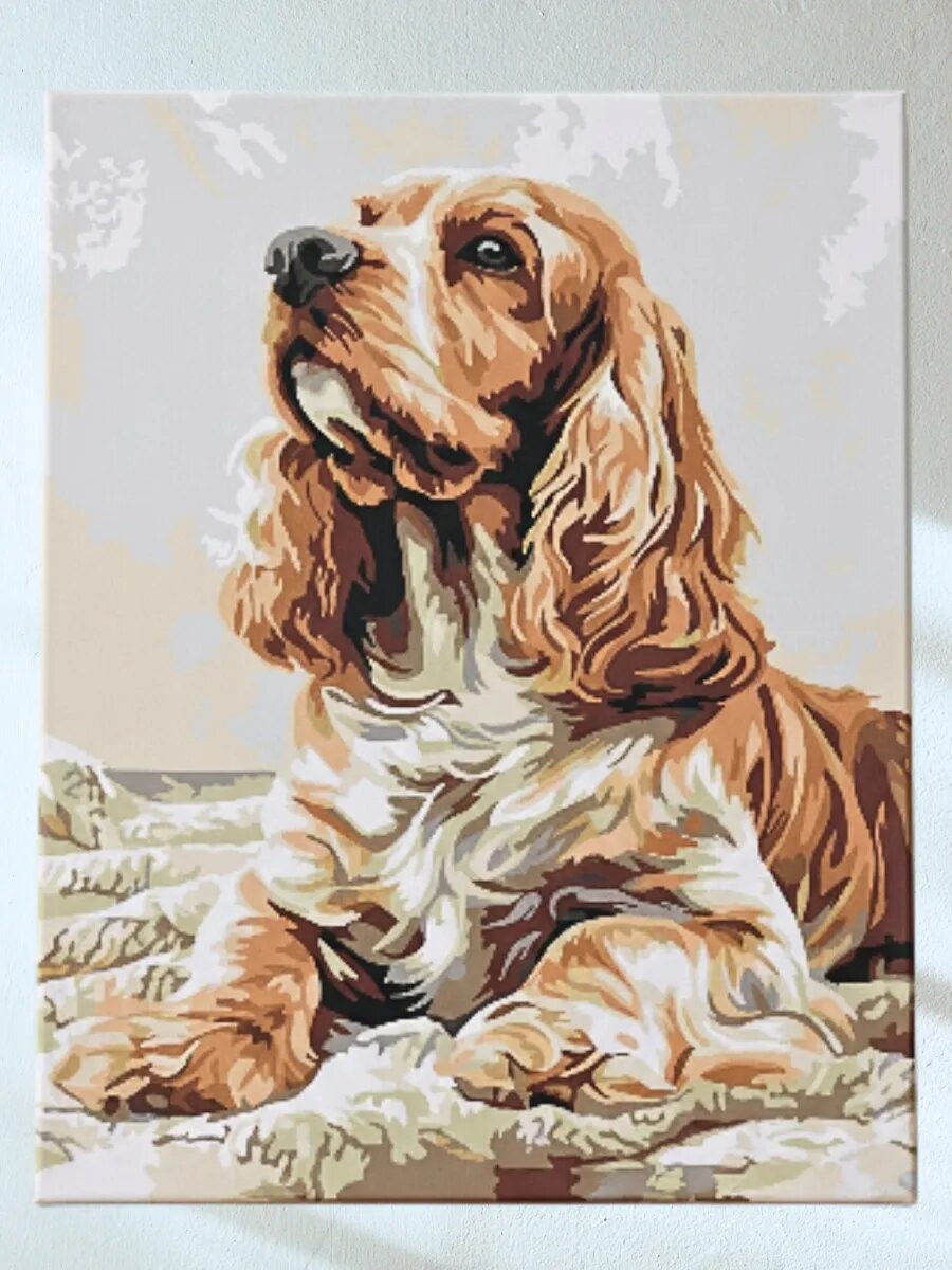 Картина по номерам Кокер Спаниель 40х50