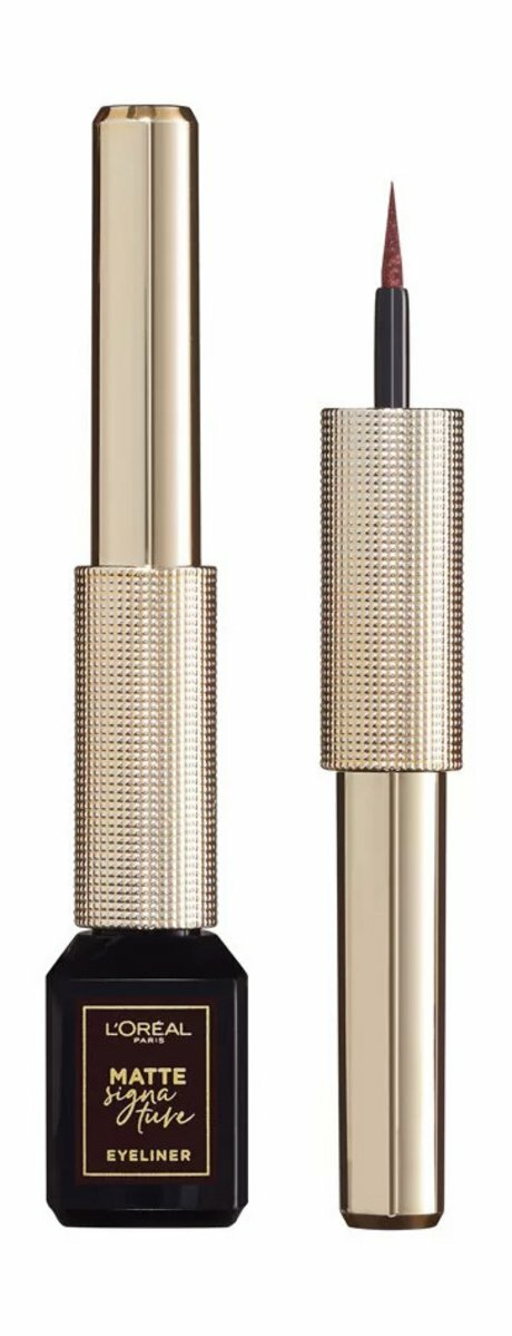 L'Oreal Matte Signature Eyeliner Жидкая подводка для глаз | 3 Каштановый 50мл