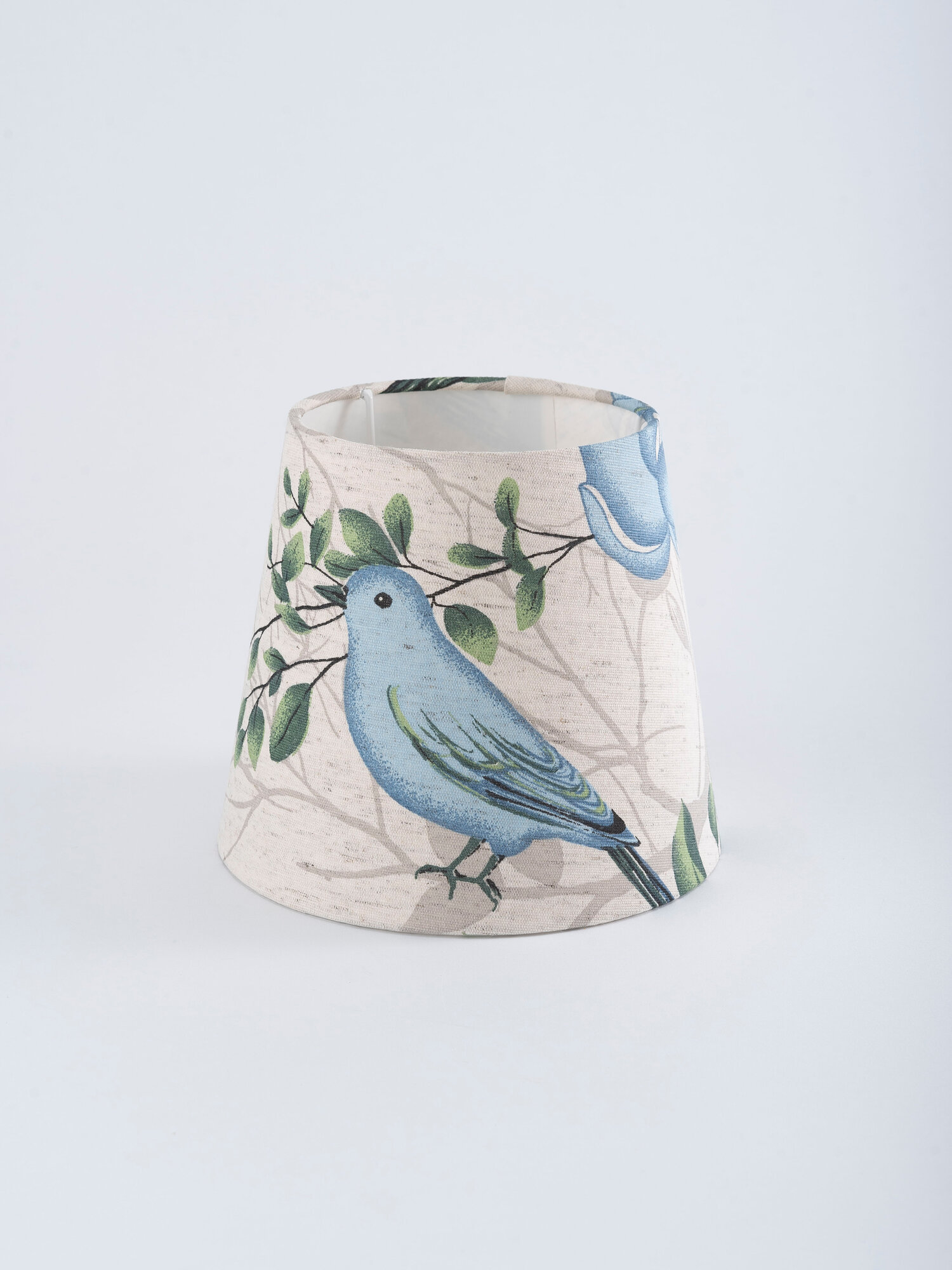 Абажур для настольной лампы и торшера "Голубая сойка", конусный 170