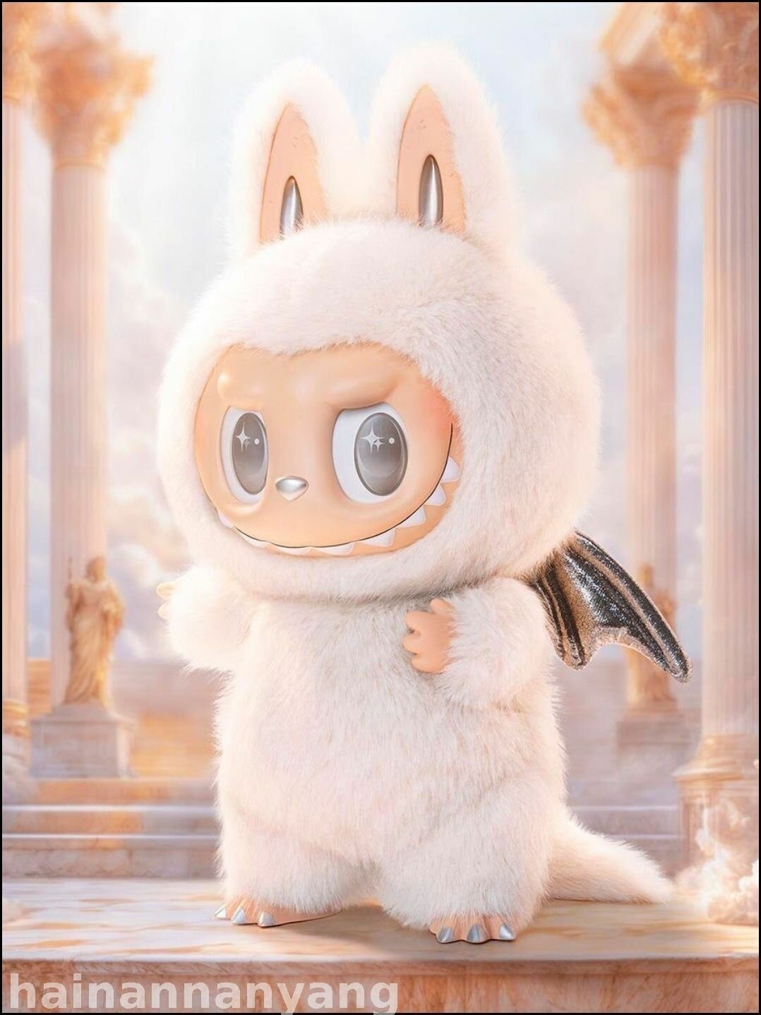 Мягкая игрушка Labubu "The Monsters" Zimomo, 60см, виниловый мех