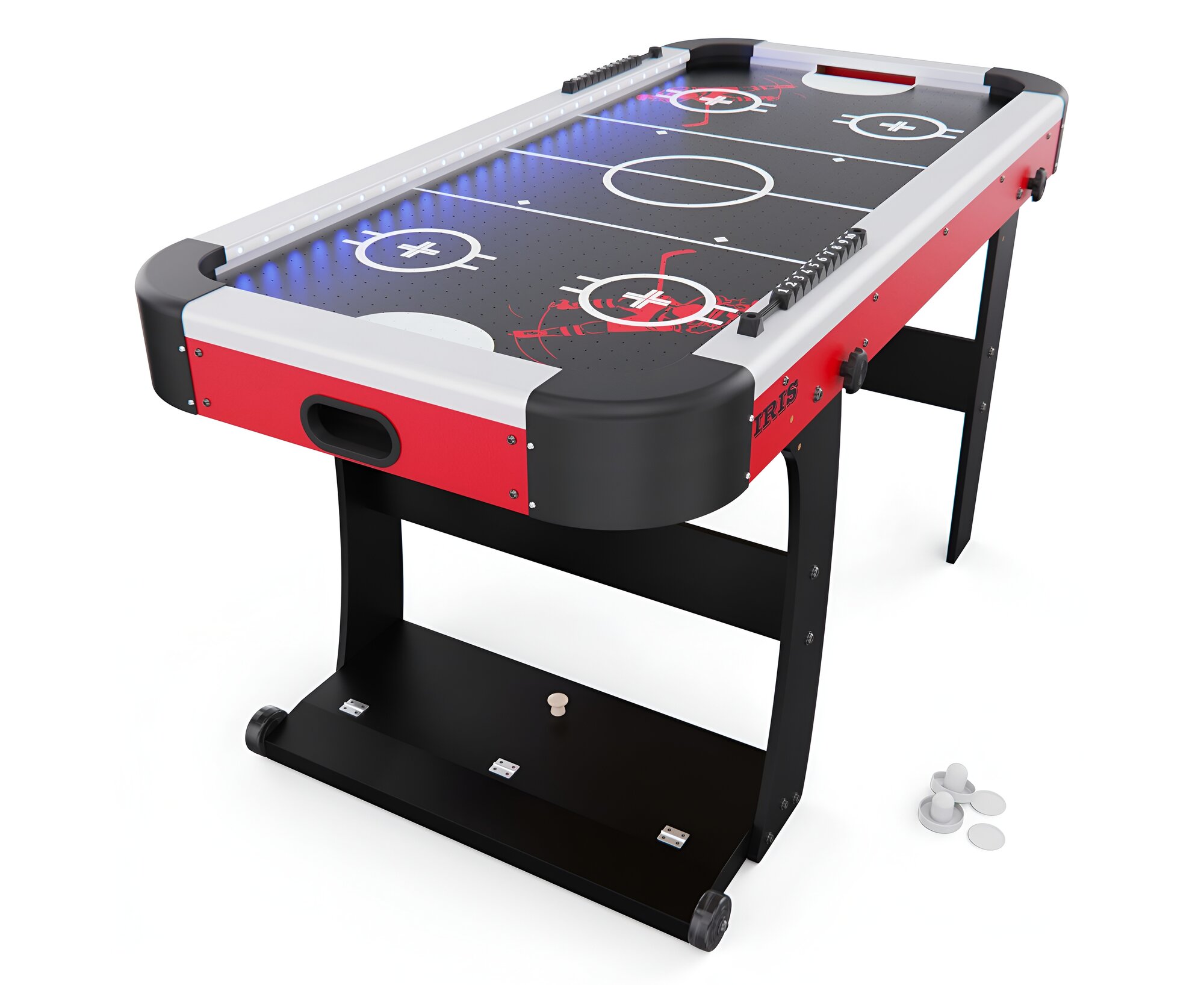 DFC Игровой стол - аэрохоккей DFC IRIS 153 х 76 см, с подсветкой, складной