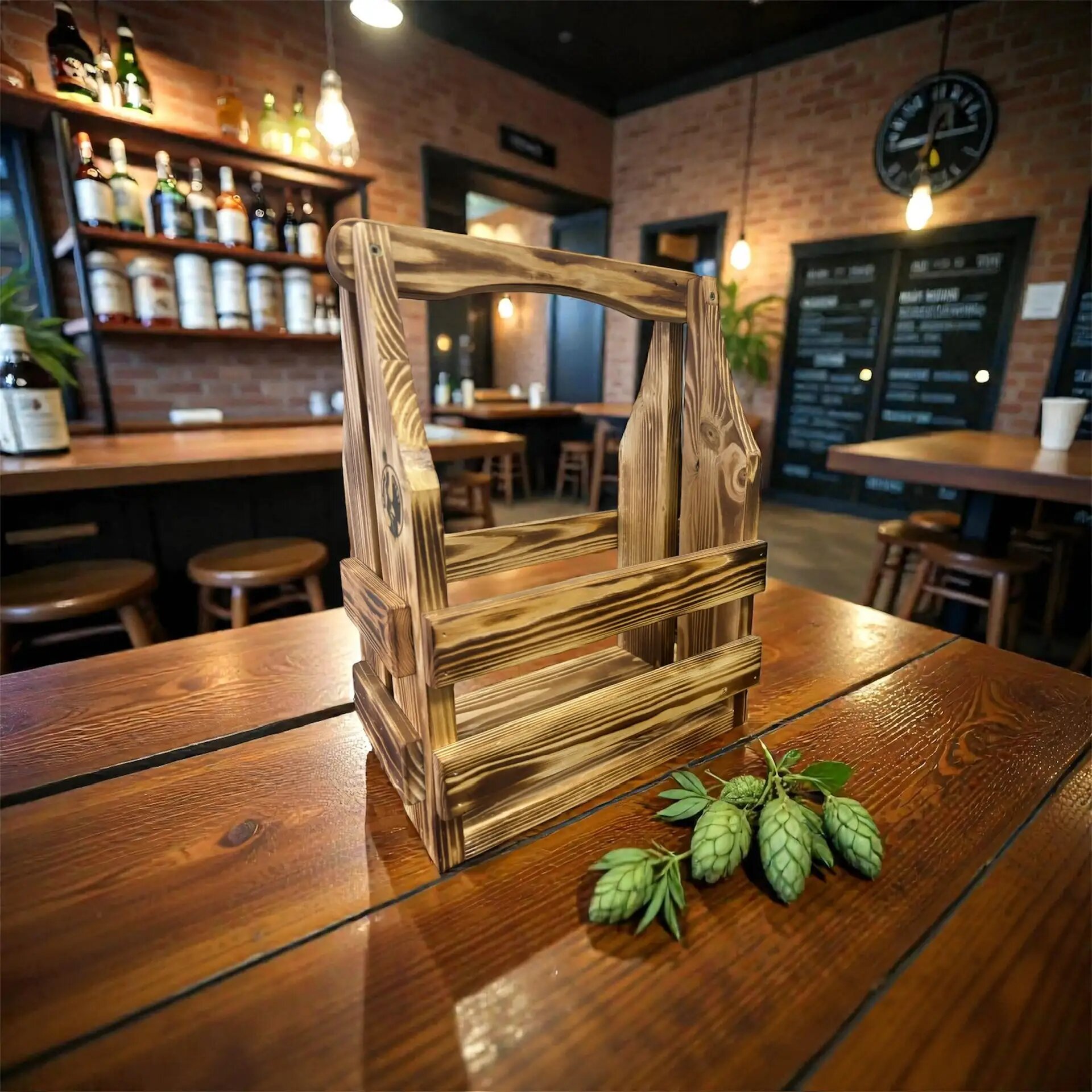 Подарочный ящик Kolwood, сосновый, 27x16x32 см, коричневый, не разборный