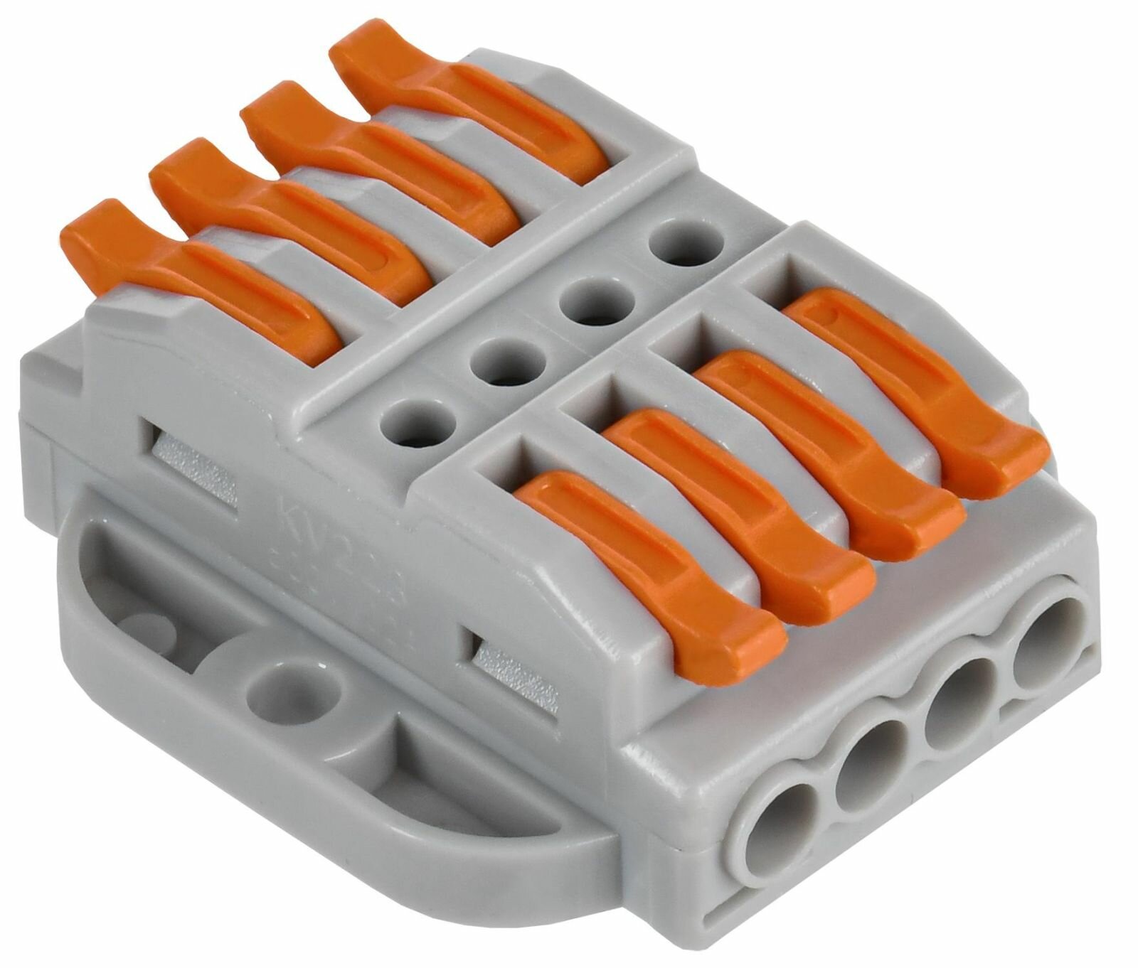 Набор строительно-монтажных клемм IEK СМК 222-4144P, проходная, с площадкой, 50 шт