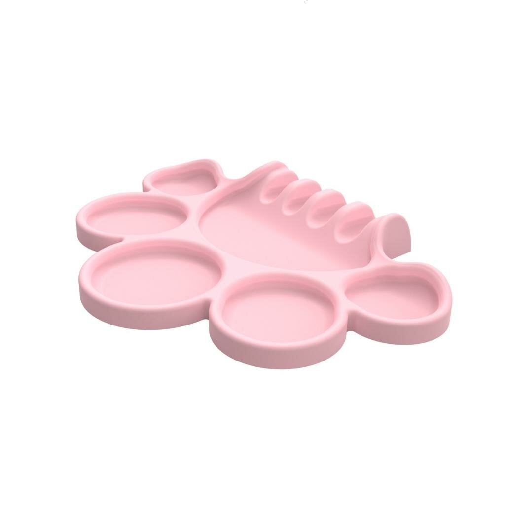 Силиконовая палитра для рисования, Розовый