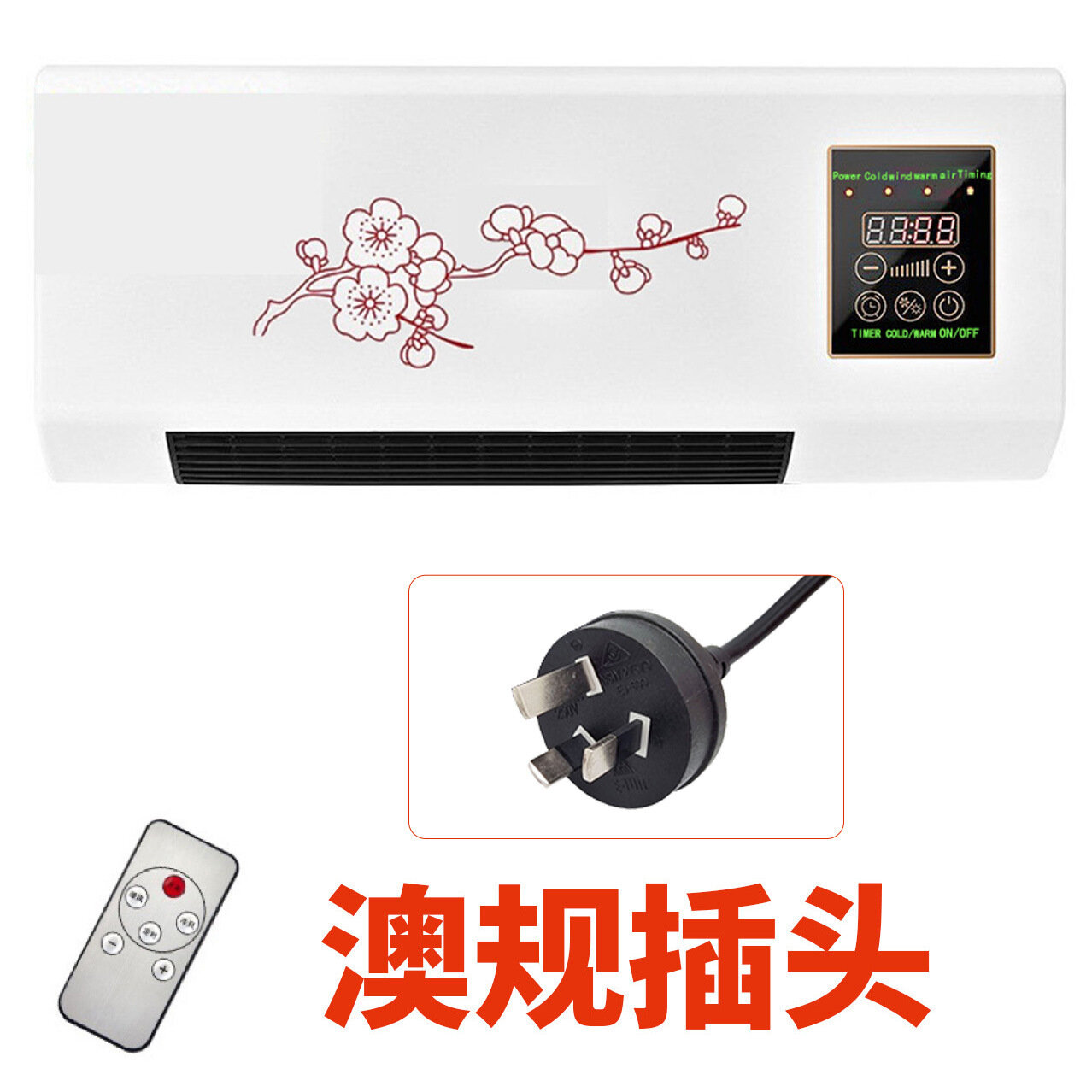 Портативный охлаждающий и обогревающий мини-кондиционер, настенный обогреватель для дома и ванной, быстрый обогрев, электрический обогреватель, горячий воздуходувка, теплый воздуходувка