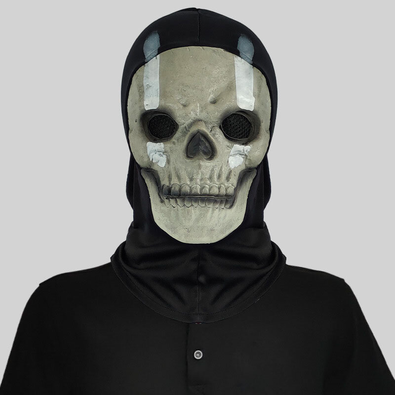 Хэллоуин персонаж Бараклаффа с черепным призраком Ghost из Call of Duty