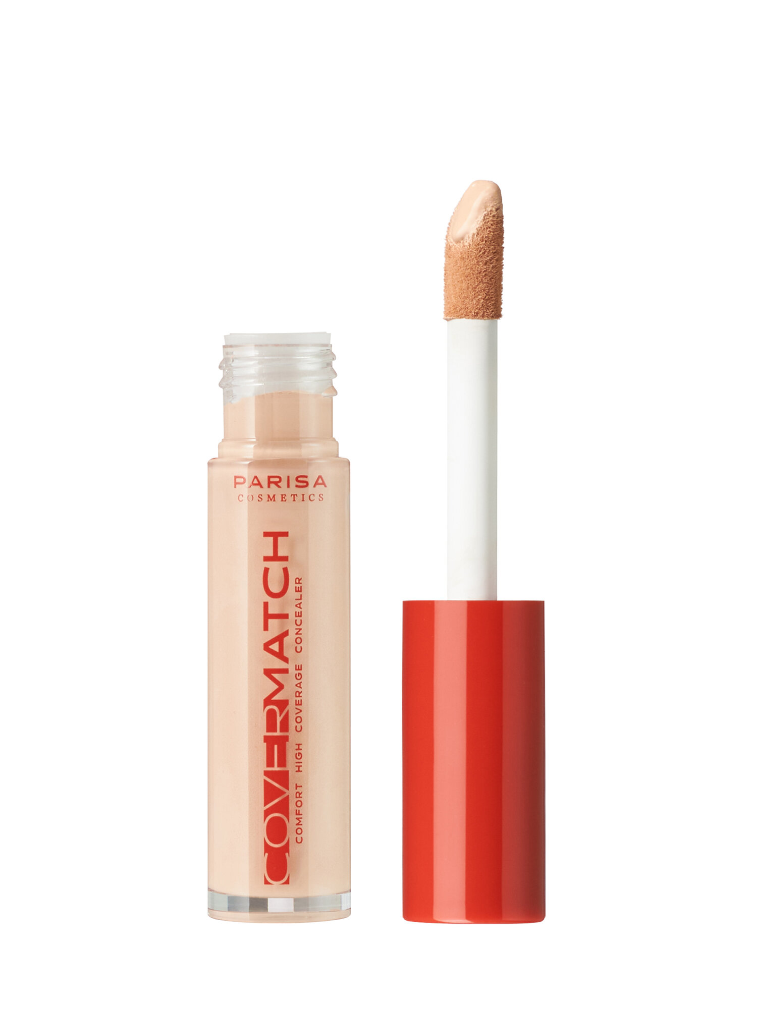 Консилер для лица Parisa Cover Match, с высокой степенью покрытия, тон: 203, 9мл