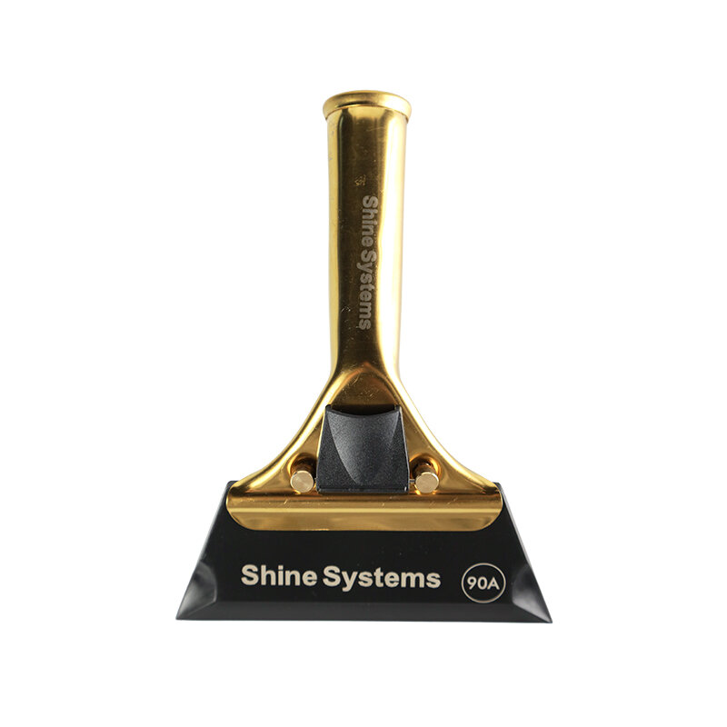 Shine Systems Ракель черный твердостью 90А с ручкой 15*12см SS191