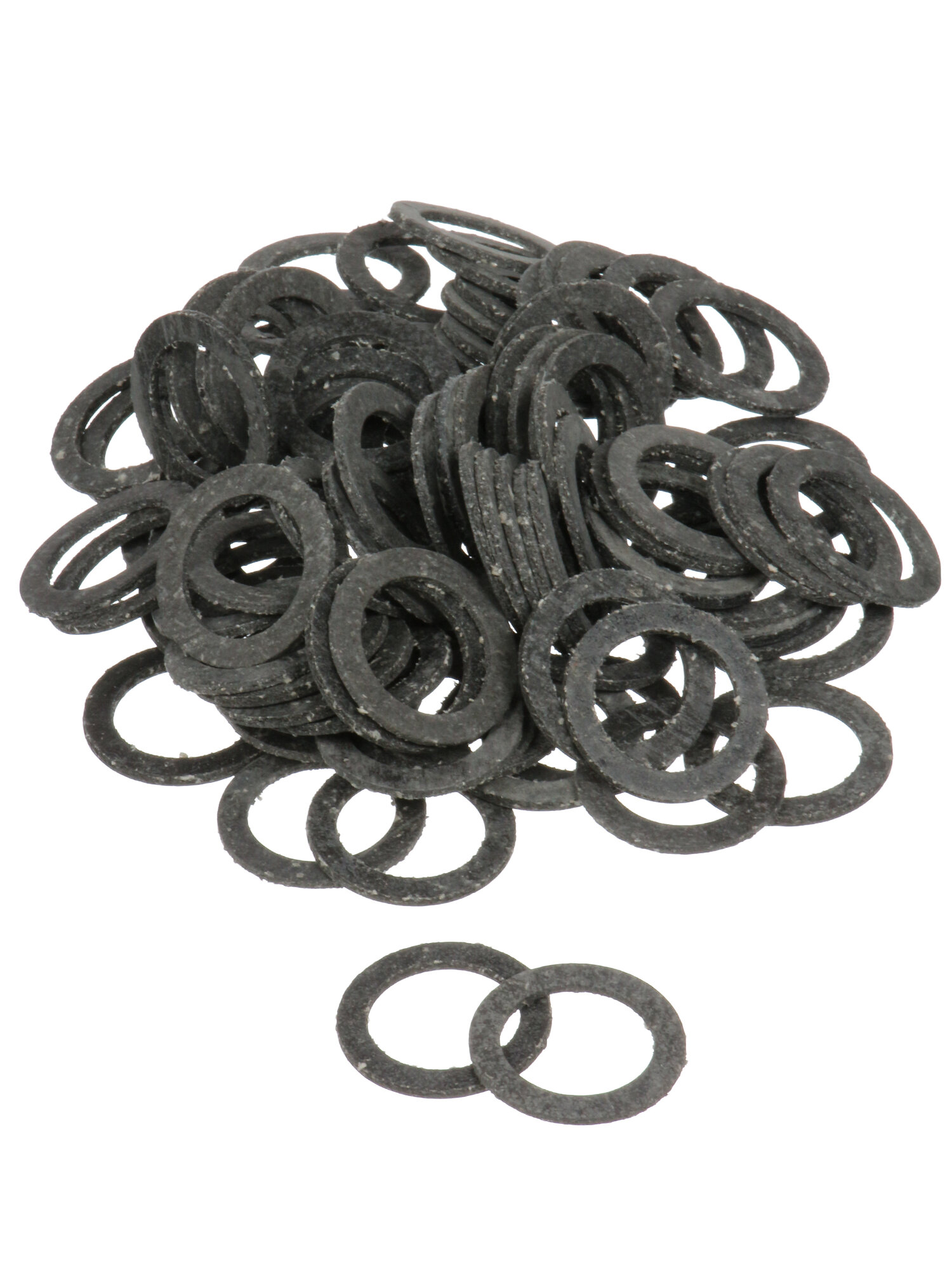 Набор сантехнических прокладок 1 дюйм (19х30 мм) из паронита СантехКреп, 100 шт, уплотнительные кольца для труб