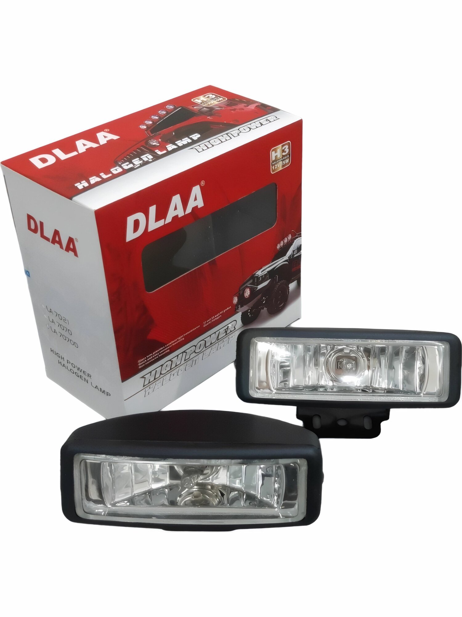 Фары противотуманные DLAA LA7070D в пластик. корпусе