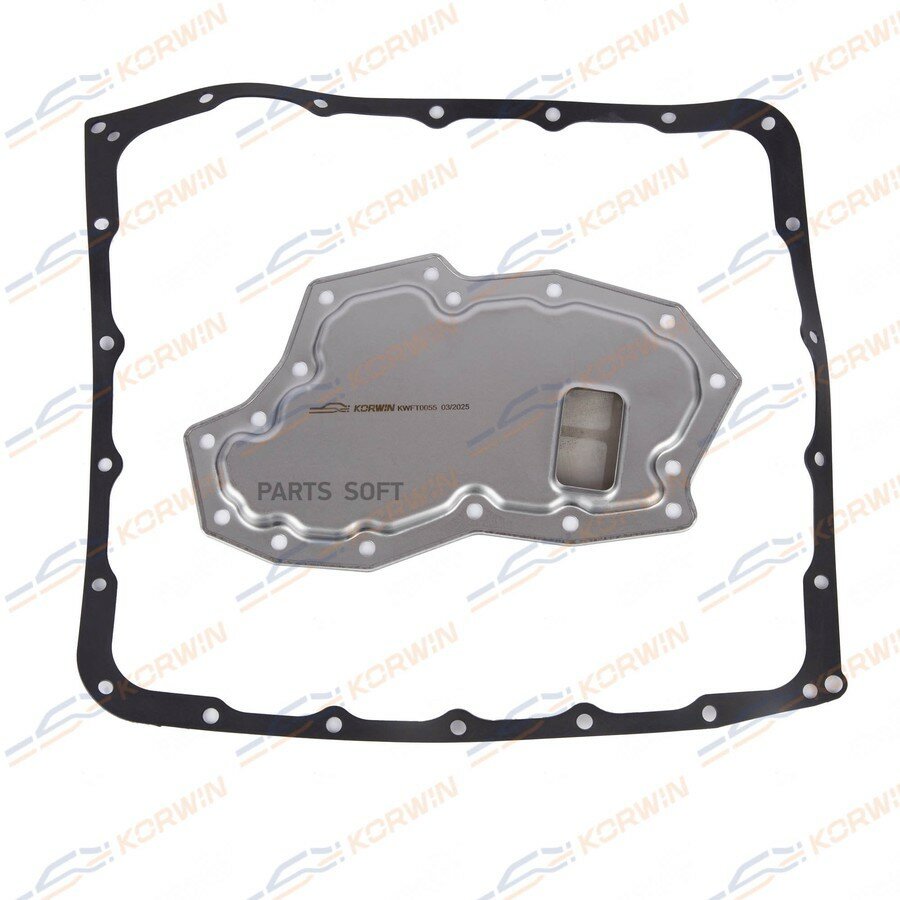 Фильтр АКПП с прокладкой Kia Sorento (JC) 06-/Hyundai Starex H1 (TQ) 08- от официального дистрибьютора, KORWIN, артикул KWFT0055