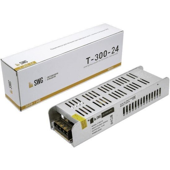 Блок питания Swg 24V 300W 20 IP 12,5A T-300-24 002901