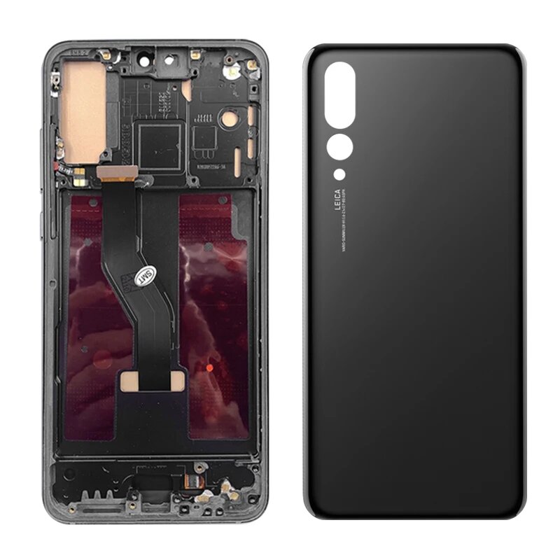 TFT-дисплей для Huawei P20 Pro, ЖК-дисплей с сенсорным экраном и дигитайзером в Black FrameFigerp C