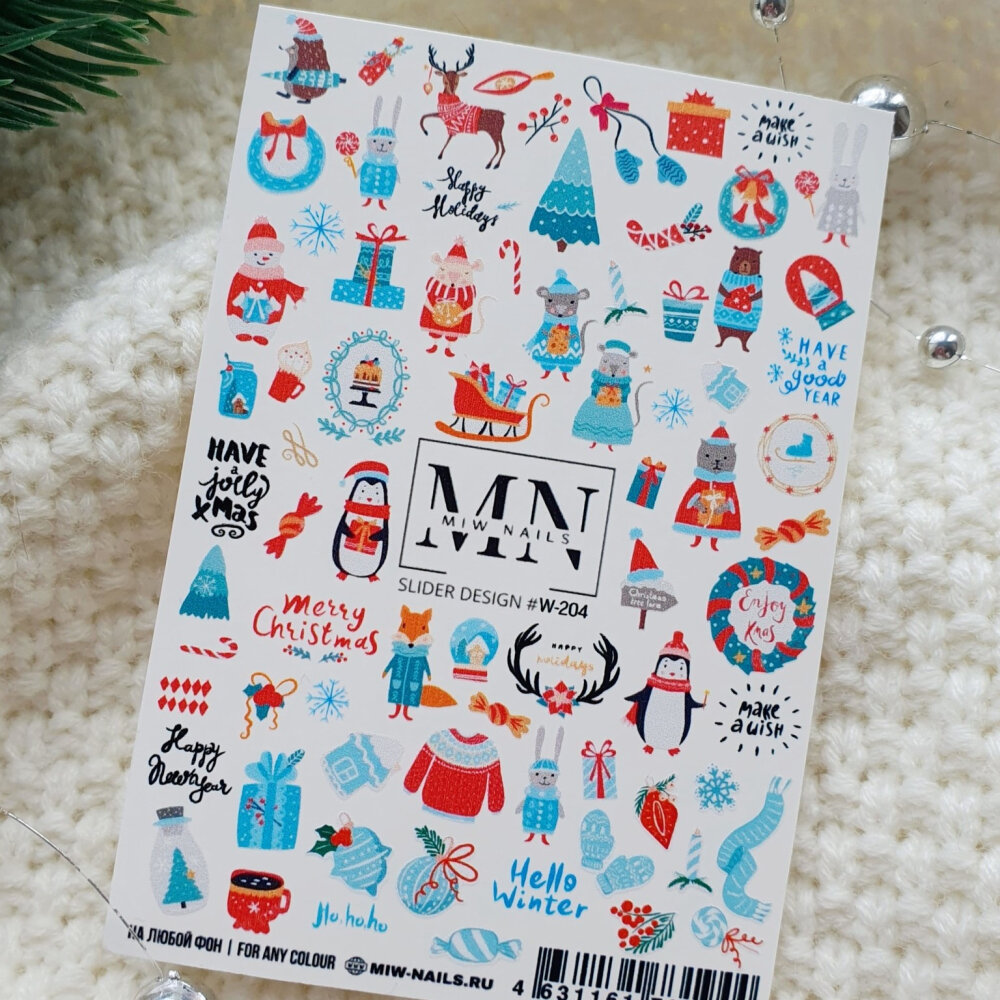 Слайдер-дизайн Miw Nails W-204