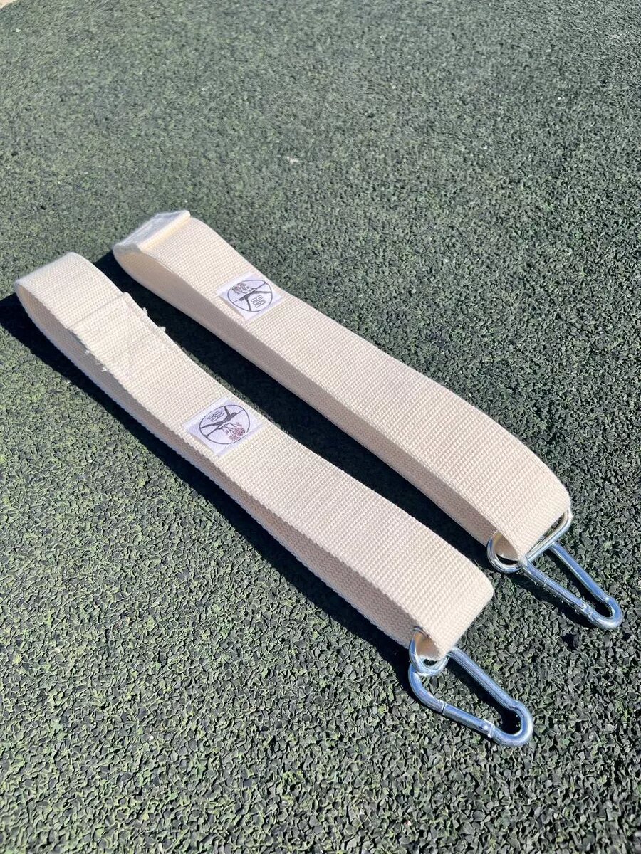 Петли тренировочные ВЯЗ, для армлифтинга и армрестлинга, белые, 40x4 см, 2 шт.