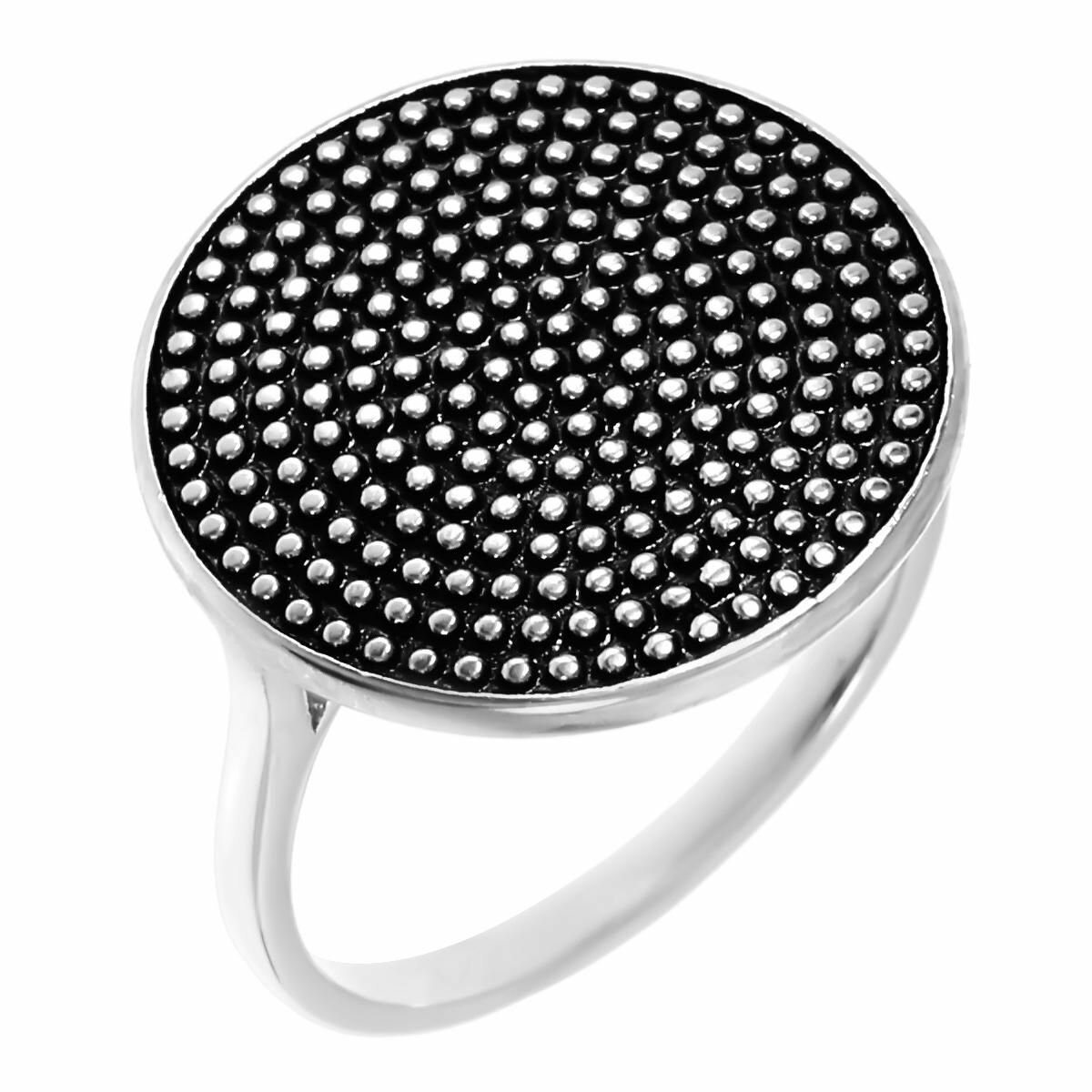 Перстень, серебро, 925 проба, родирование