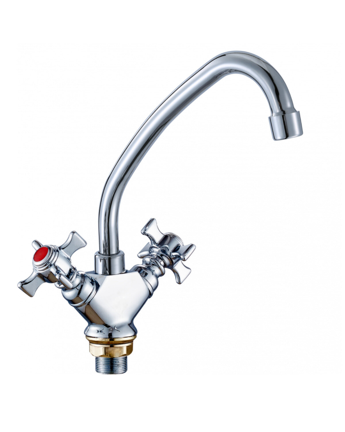 Смеситель для кухни на мойку HANSEN (H41051) латунь, хром