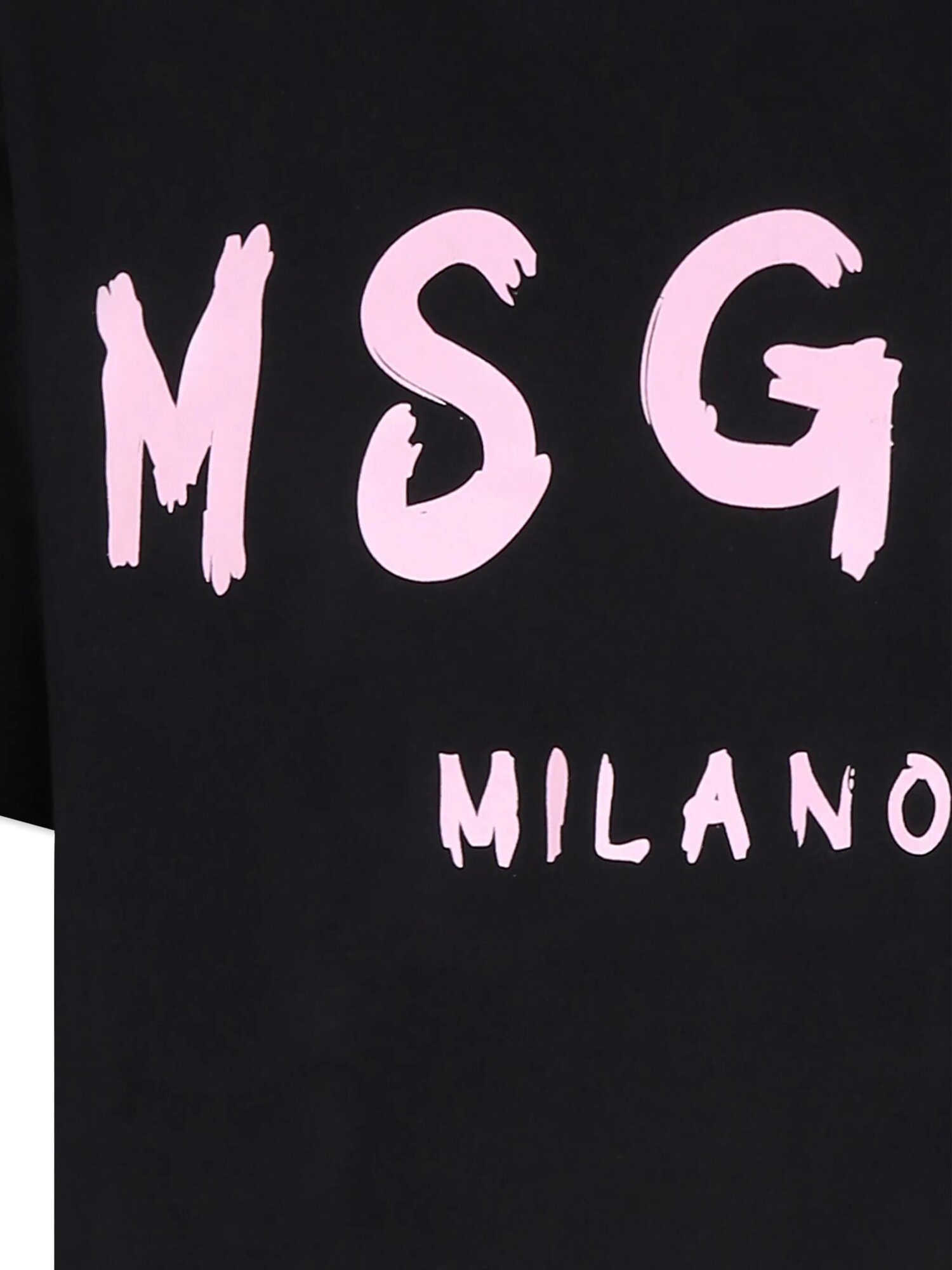 Футболка MSGM Футболка с логотипом, размер 4 года, черный — фото 1