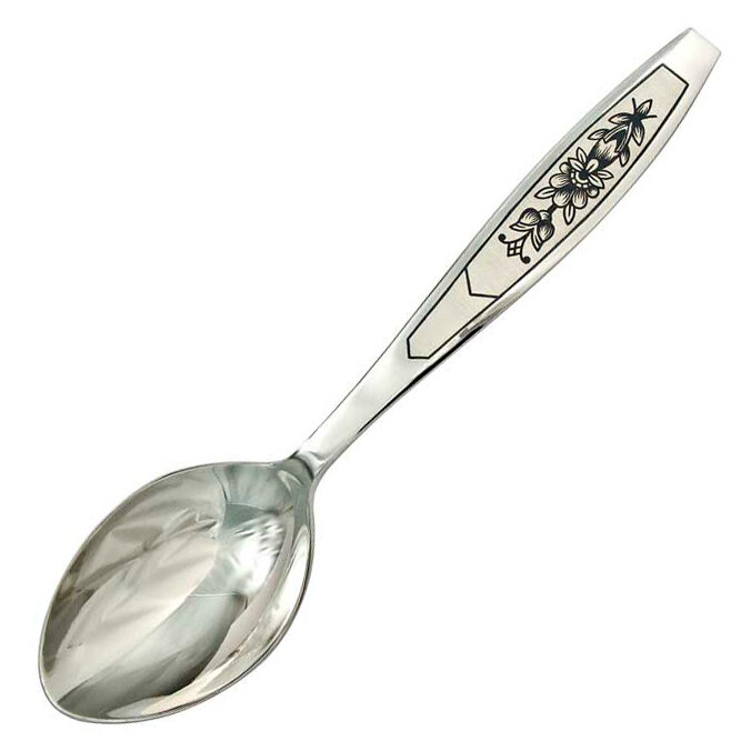 Серебряная десертная ложка Астра