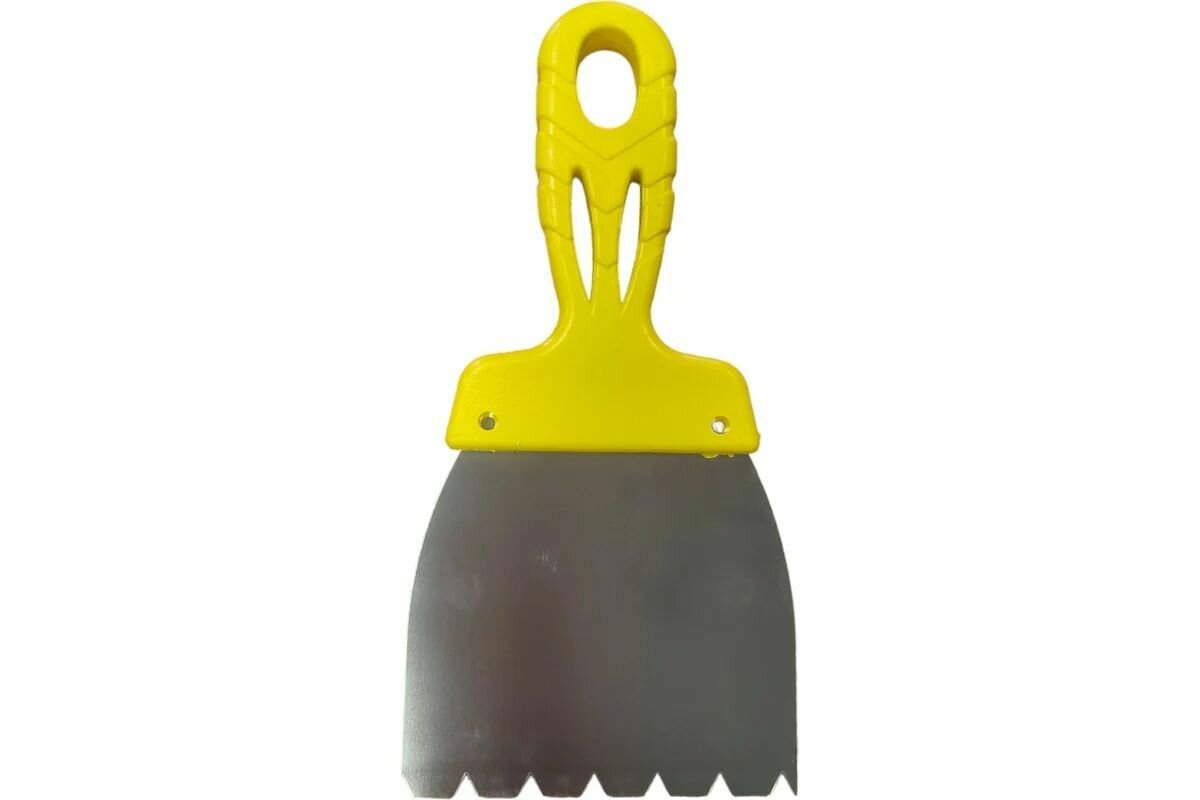 Шпатель зубчатый В10 100мм нержавеющая сталь