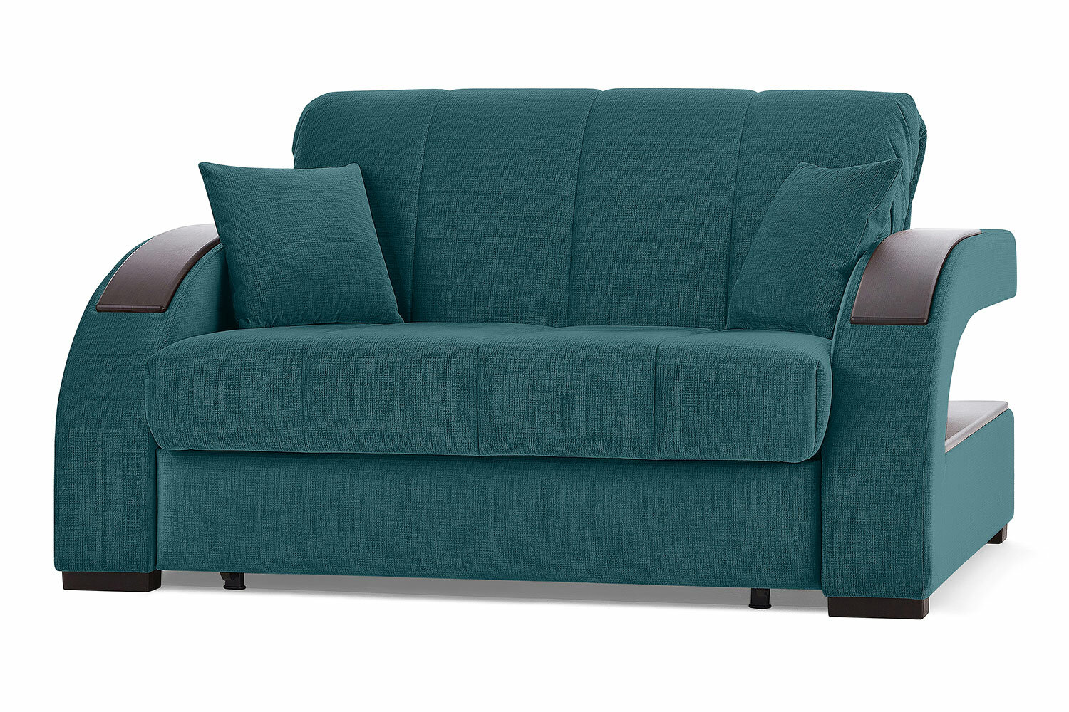 Диван-кровать DREAMART Барселона прямой, 161х92х119 см, механизм аккордеон, цвет бирюзовый