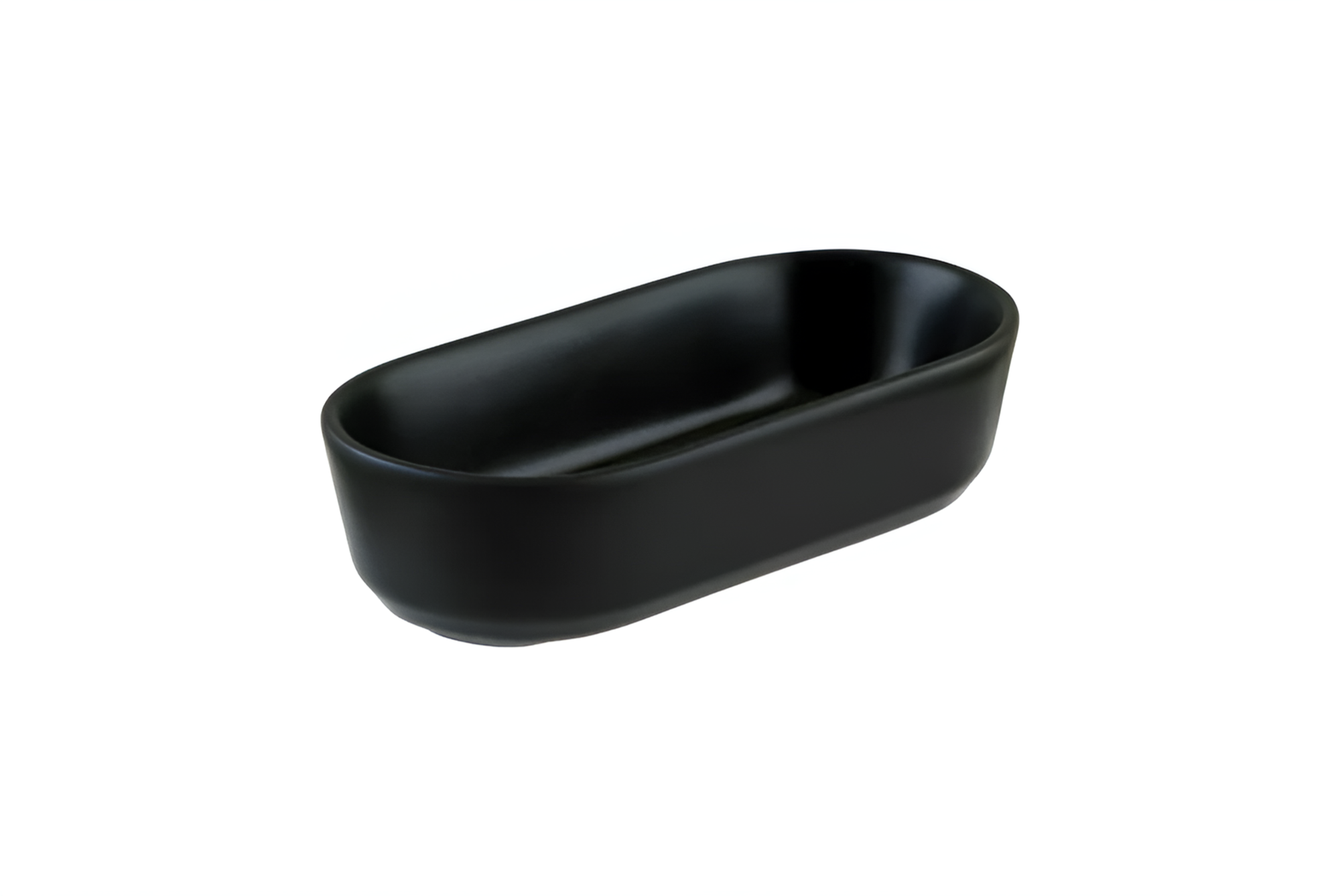 Набор cалатников 2 штуки, серия Mood, размер 15.5x8 см, объем 265 мл, фарфор, черный, Bonna