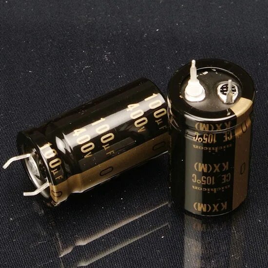 Nichicon KX 100 мкФ/400 В, 2шт