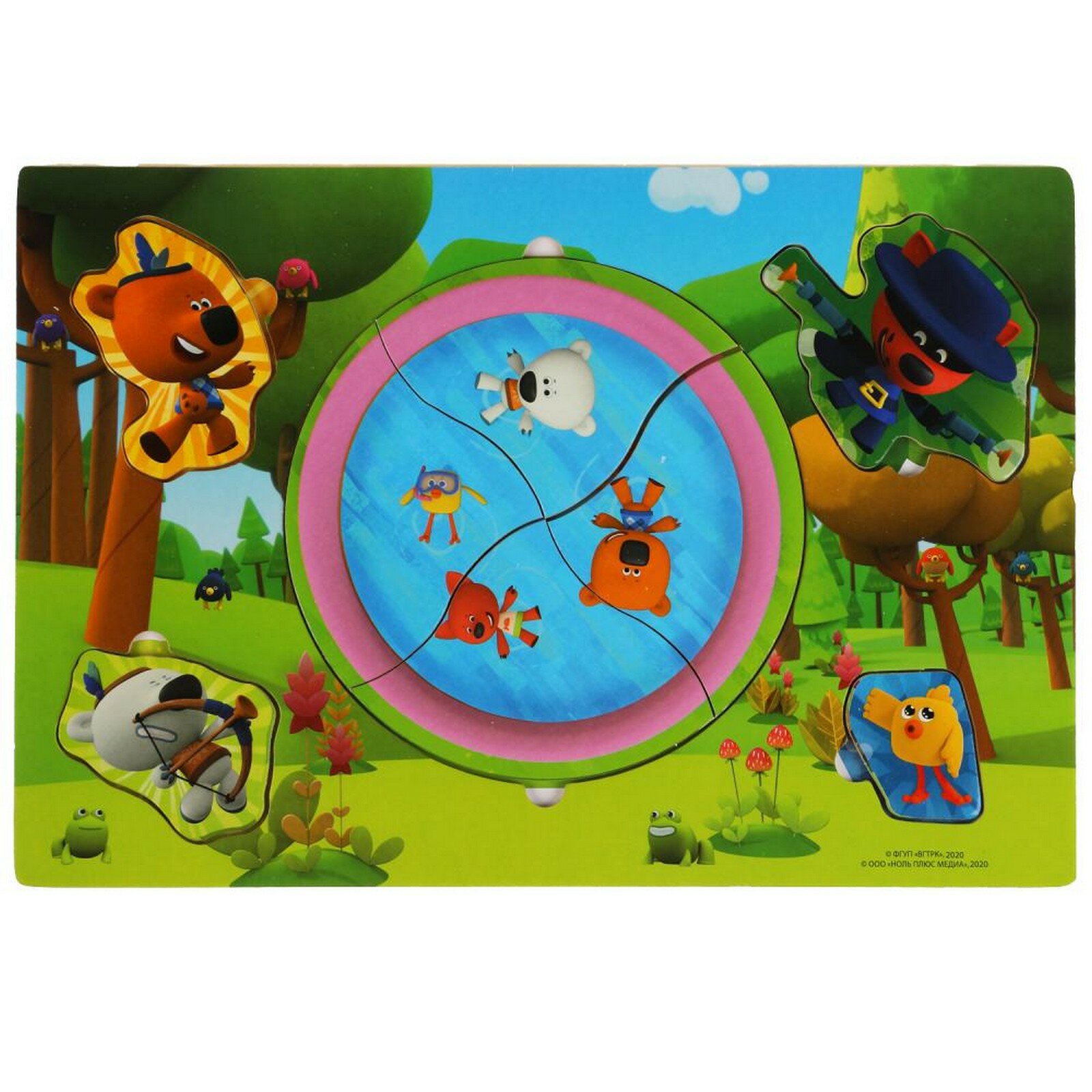 Настольная игра Лесная мастерская Индейцы и ковбои Ми ми мишки