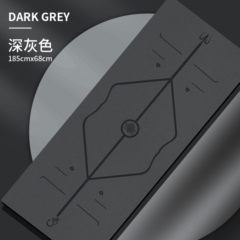⭐Йога-мат из натурального каучука, роскошный мат PU для начинающих, женщин, мужчин, фитнес-коврик для дома, детский танцевальный профессиональный нескользящий⭐