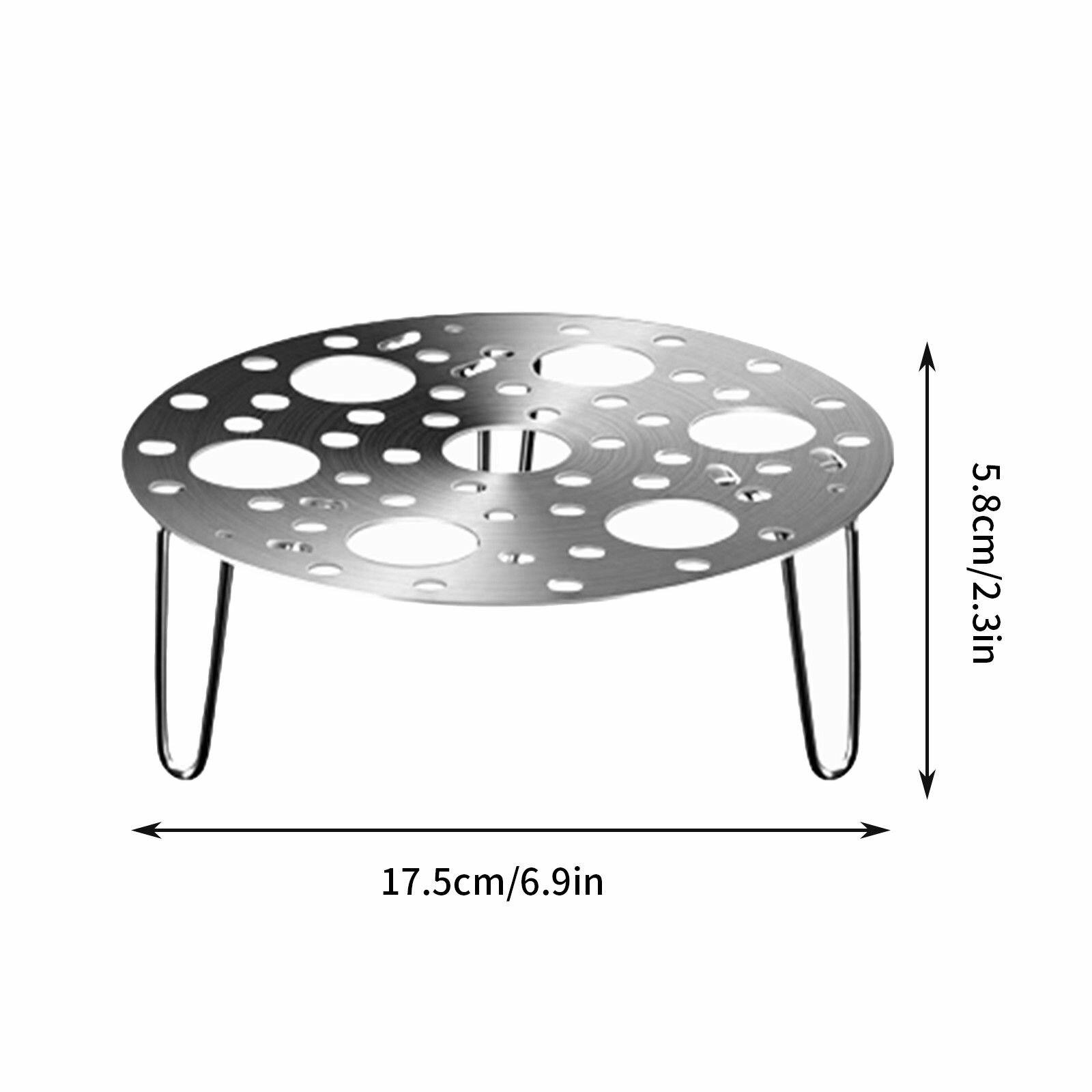 Пароварка для кастрюли, складная подставка для варки на пару, универсальная вставка для газовой плиты, стерилизатор банок, решетка для приготовления на пару