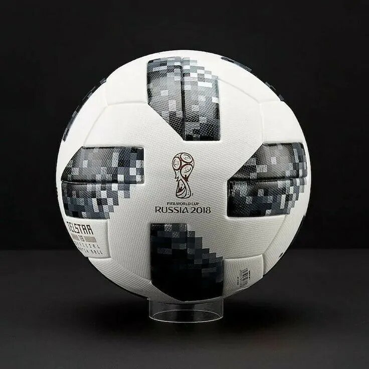 Мяч футбольный Telstar 2018 FIFA World Cup Russia размер 5 белый мультицвет