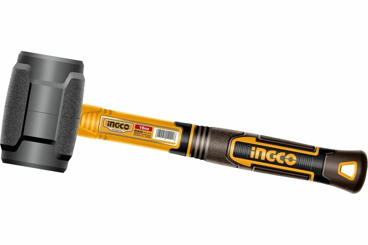 Киянка резиновая INGCO SUPER 450 гр HRUH8816