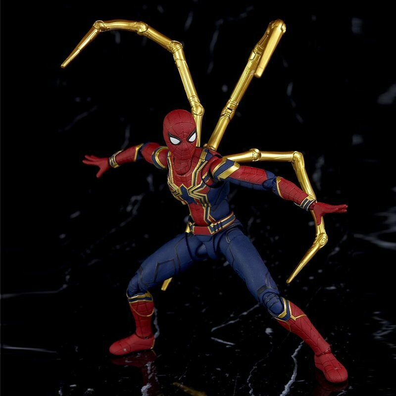 Фигурка Железный Человек-паук Iron Spider-man (аксессуары, 16 см)