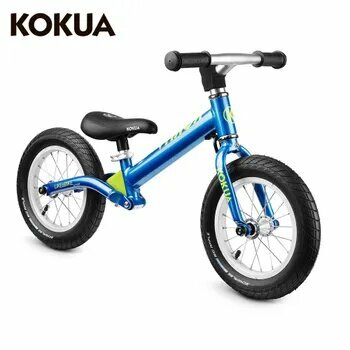 Беговел KOKUA LIKEaBIKE jumper Special Model ocean, синий, детский от 2 лет, алюминиевый беговел с амортизатором, с надувными колесами, рост 90-116