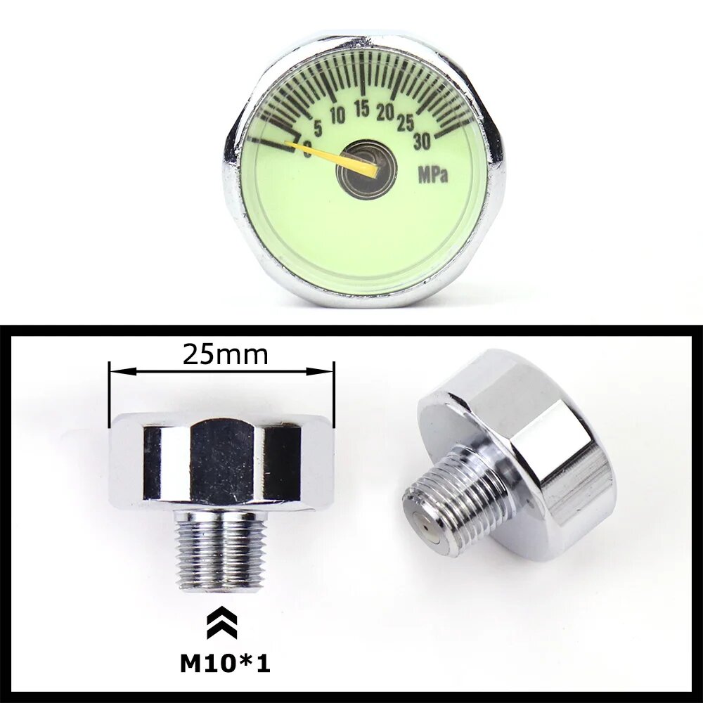 Манометр Air Mini NEW BAIGO 30Mpa (M10)