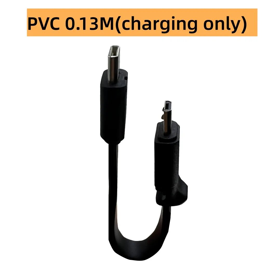 Короткий кабель USB Type-C, кабель USB C-Micro USB OTG для синхронизации данных и зарядки, 0,2 м, для Xiaomi, Samsung, Macbook Pro PVC 0.13M