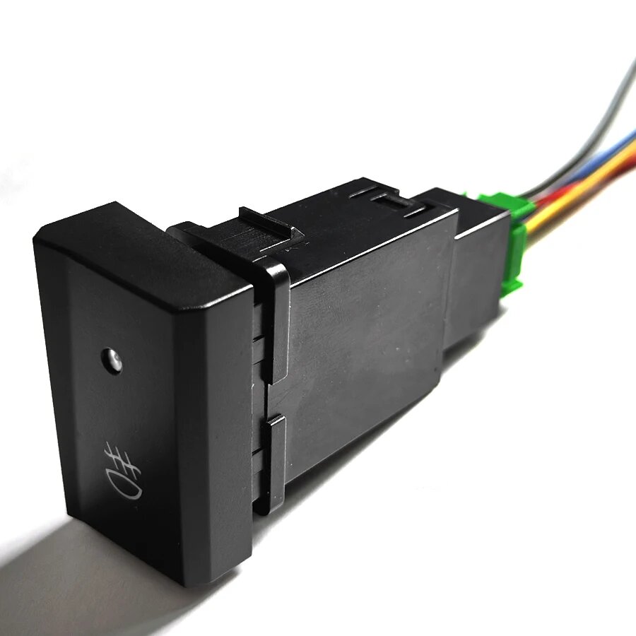 1 шт, Переключатель Автомобильных противотуманных фар для Hyundai Accent 2000-2005, 5-контактный контроллер, кнопка вкл/выкл, Черная оболочка, оранжевая цвет, цвет светильник 12V